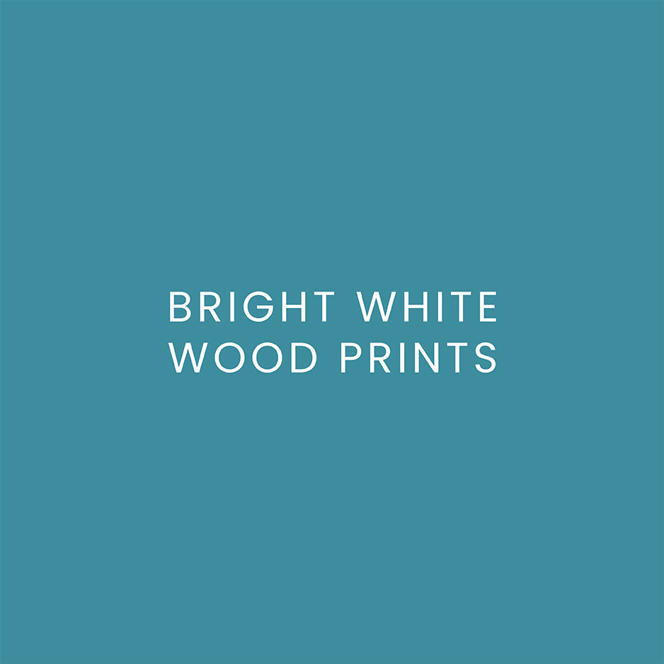 Bright White Wood Printing | Prints On Wood