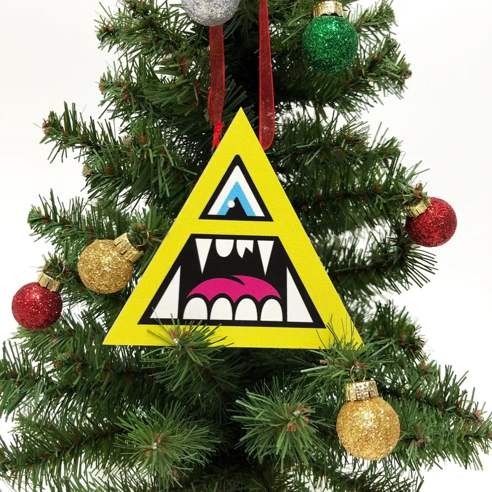 Greg Mike Larry Loudmouf Triangle Ornament for Christmas – Prints On Wood