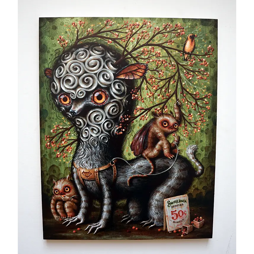 Jason Limon Berrytop Swirlpapa: – Prints On Wood