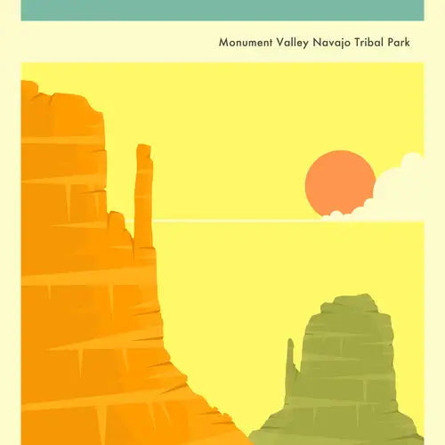 Jazzberry Blue Monument Valley: – Prints On Wood