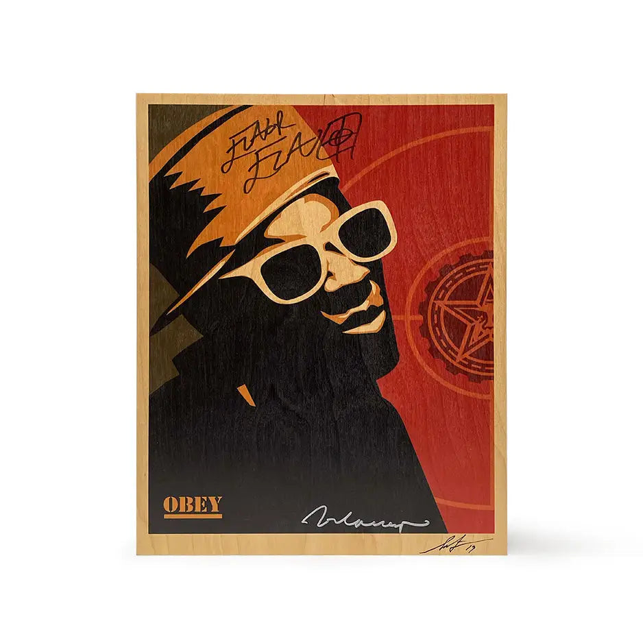 Shepard Fairey Flavor Flav Printers Proof Artwork – Prints On Wood