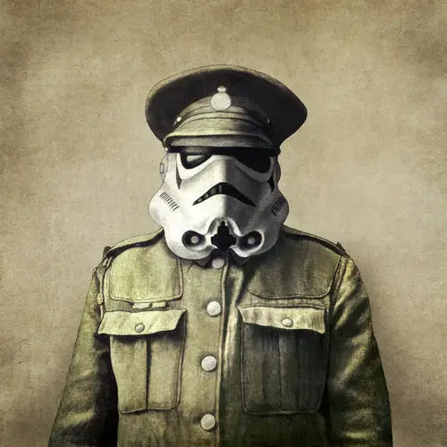 Terry Fan Sgt Stormley Art on Birch Wood – Prints On Wood